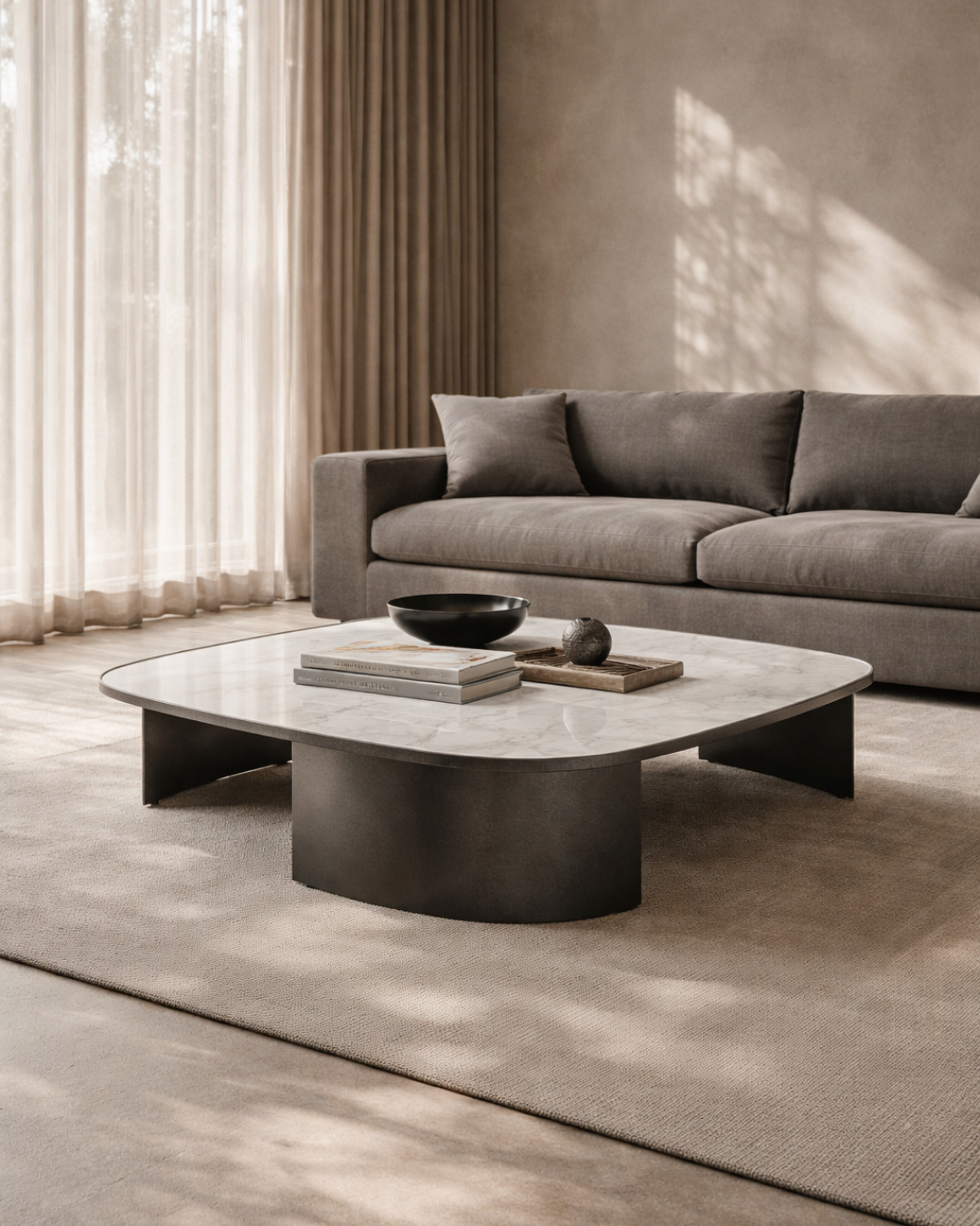 Remy Coffee Table - White Marble – Tommy Franks